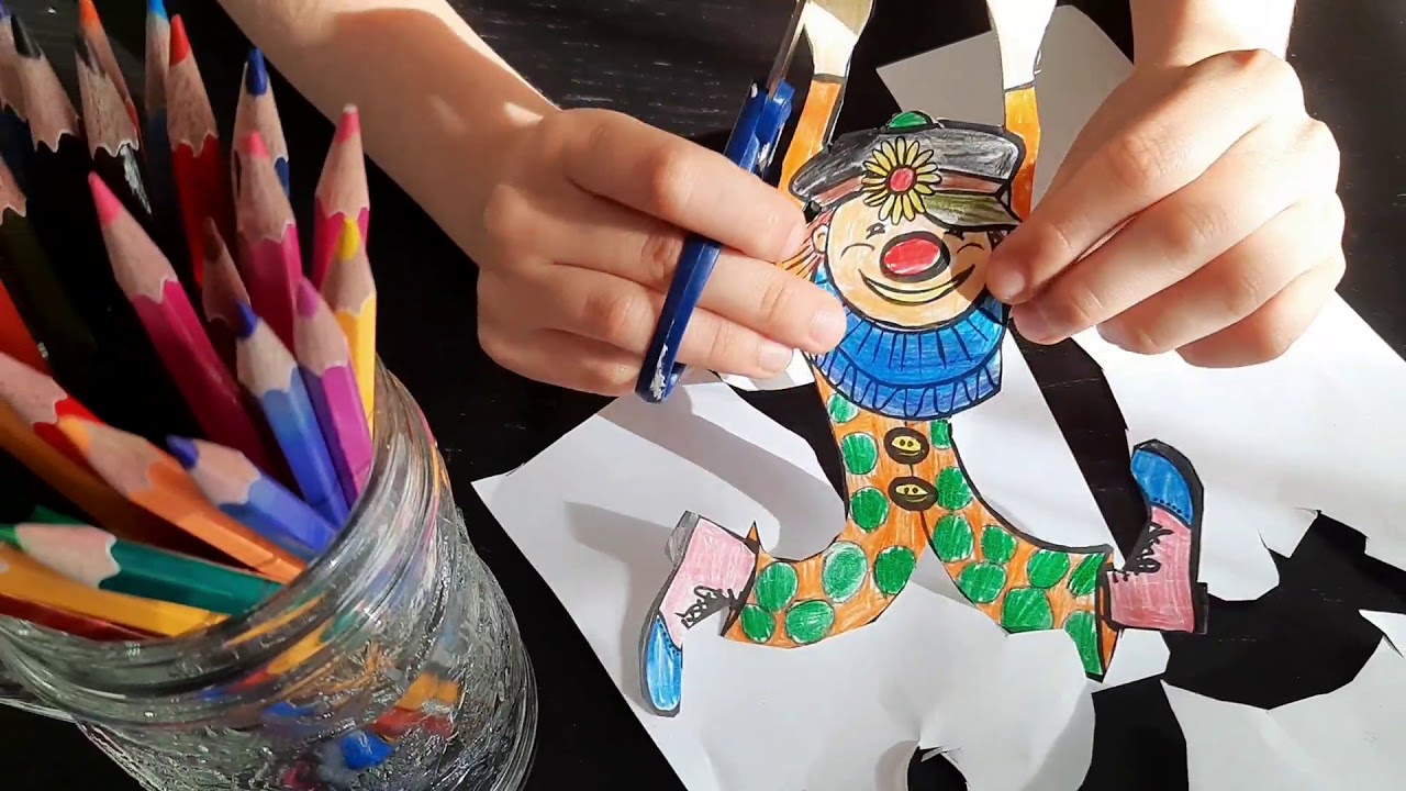 FUN DIY craft for kids - gymnast on the trapeze (the science of motion ...