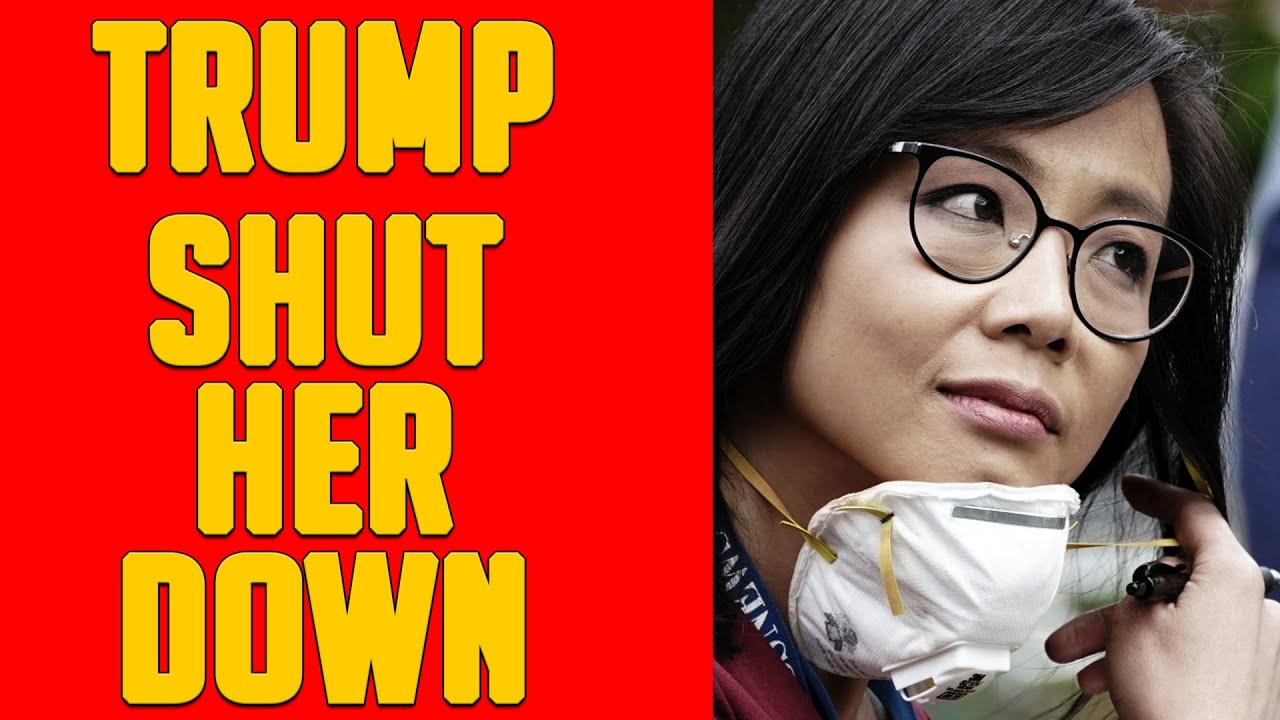 FAKE OUTRAGE "REPORTER" OWNED When She Fails To Bait Trump, Weijia Jiang Cringe Gotcha - YouTube