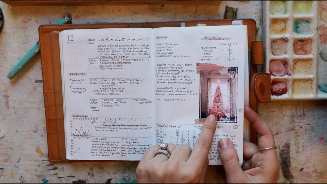 Full Flip 2023 B6 Sterling Ink Common Planner - YouTube