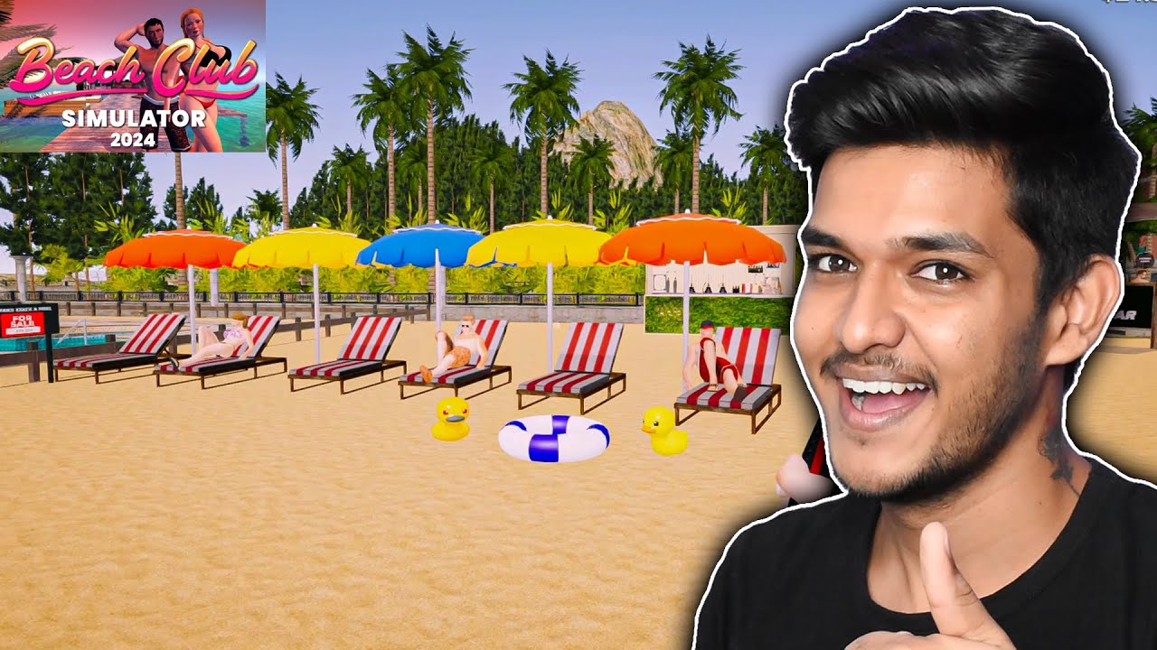UPGRADING BEACH BUSINESS BEACH CLUB SIMULATOR GAMEPLAY #2 - YouTube