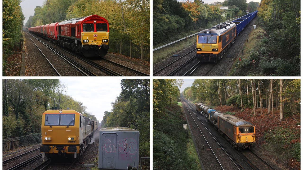 Kent Rail Action - October 2025 including Class 92 on a wagon delivery ...