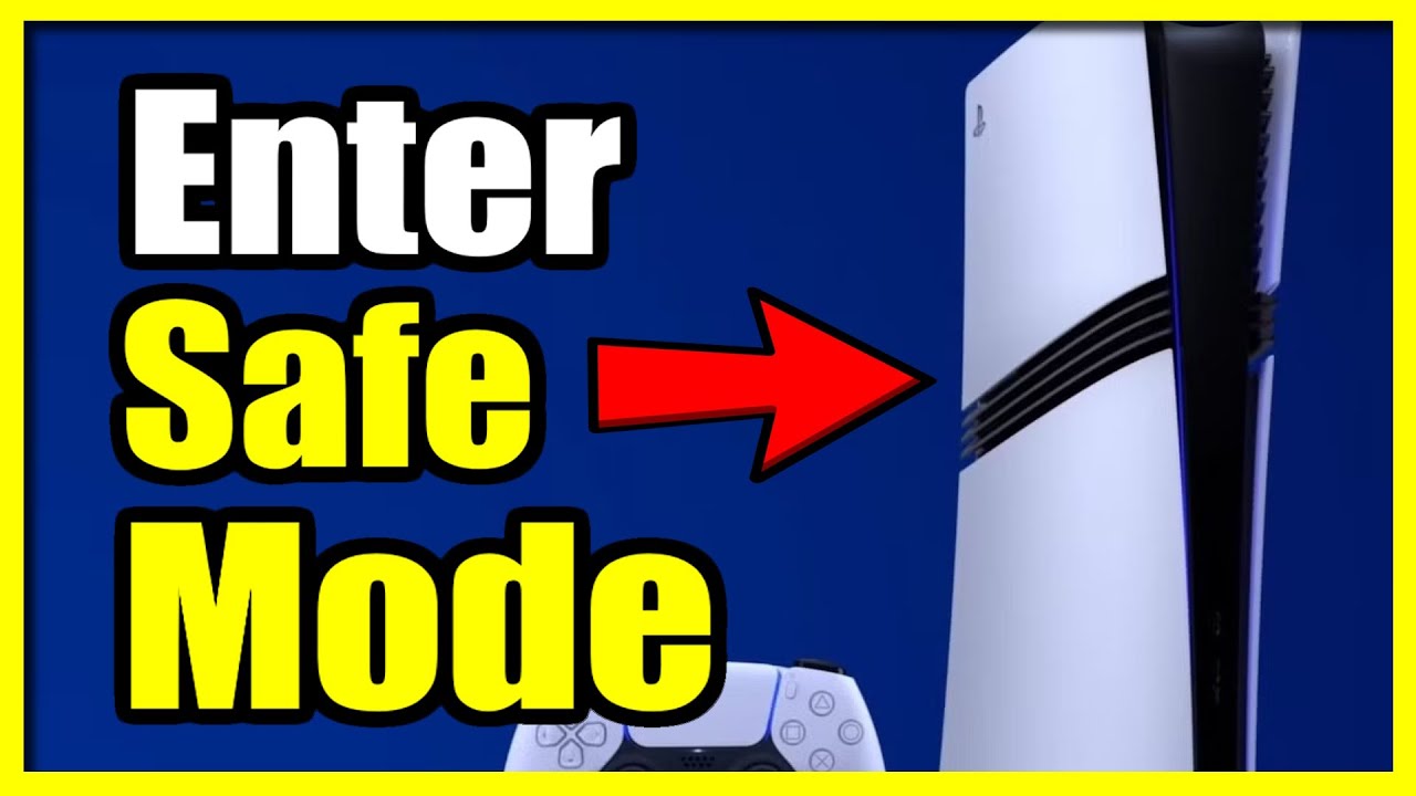 How to Enter Safe Mode on PS5 Pro & Fix issues your Having (Easy ...