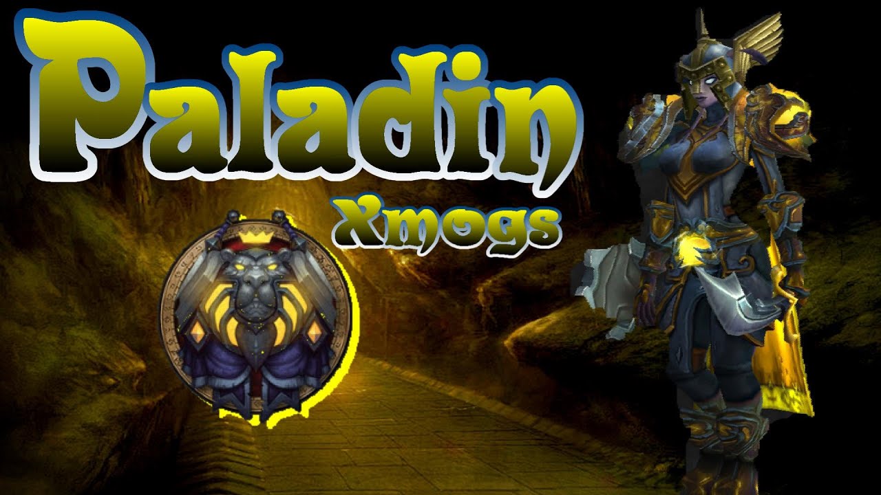 World of Warcraft - Paladin Transmogs - Electric Blue Xmog Set - YouTube