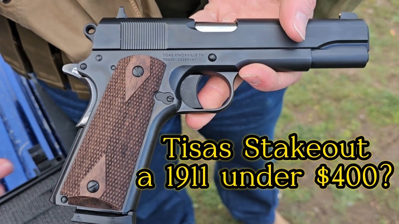 Tisas Stakeout 1911 first shots - YouTube