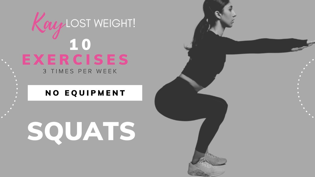 5. 🔥Squats Exercise | 10 Exercise Series 🏋️#weightlossmotivation - YouTube