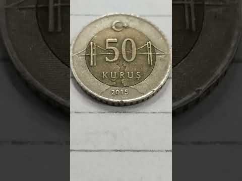 Turkey 50 Kurus 2015 Value And History