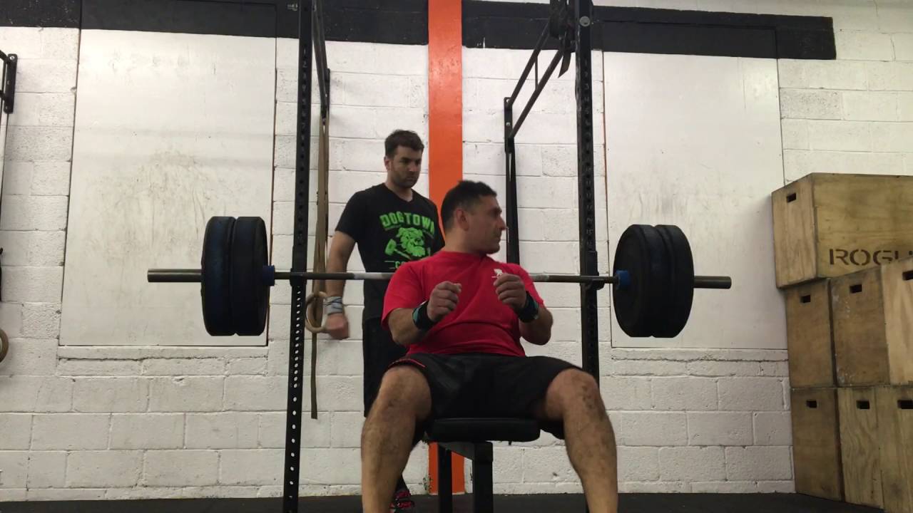 Saro cf 235 bench press pr - YouTube