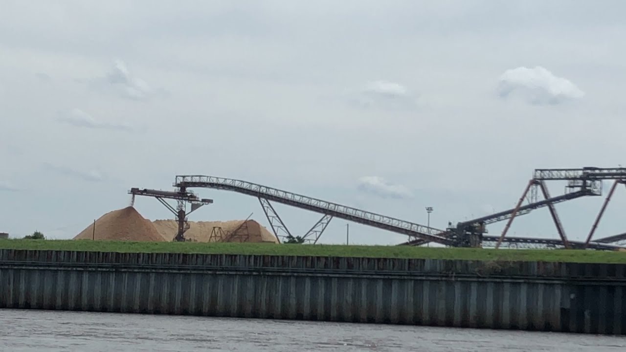 Rayonier Paper plant on the Altamaha River - YouTube