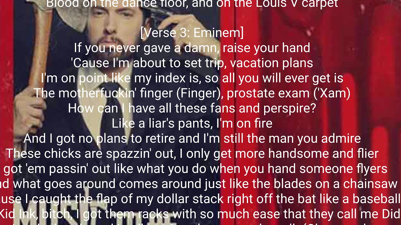 Eminem - Godzilla ft. Juice WRLD Lyrics Video - YouTube