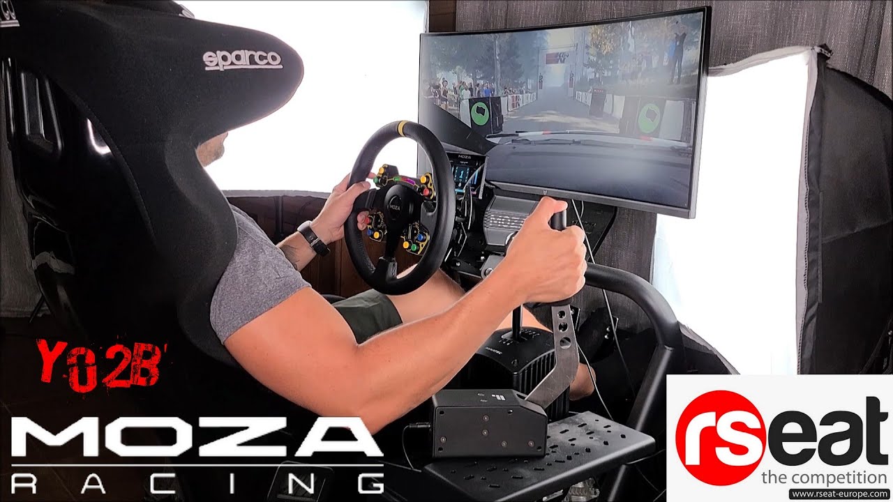 My Simracing Setup MOZA RACING R9 • RSeat C1 / Dirt Rally 2.0 - Yo2B ...