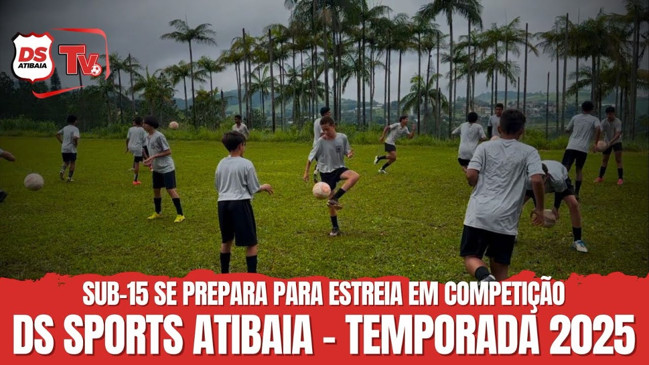 DS Sports Atibaia - Sub-15 se prepara para estreia na ConectaFoot - YouTube