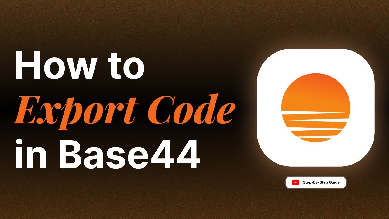 How to Download Code from Base44 (Guide) - YouTube
