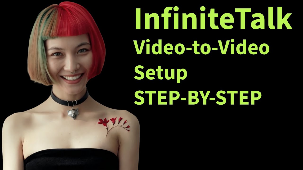 Infinite Talk Tutorial: Lip-Sync Video-to-Video (ComfyUI Workflow) - YouTube