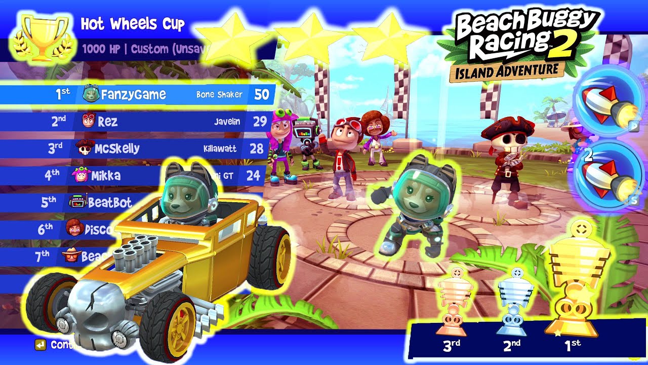 Permanent Rocket Boost Hot Wheels Championships - Bone Shaker + Nova ...