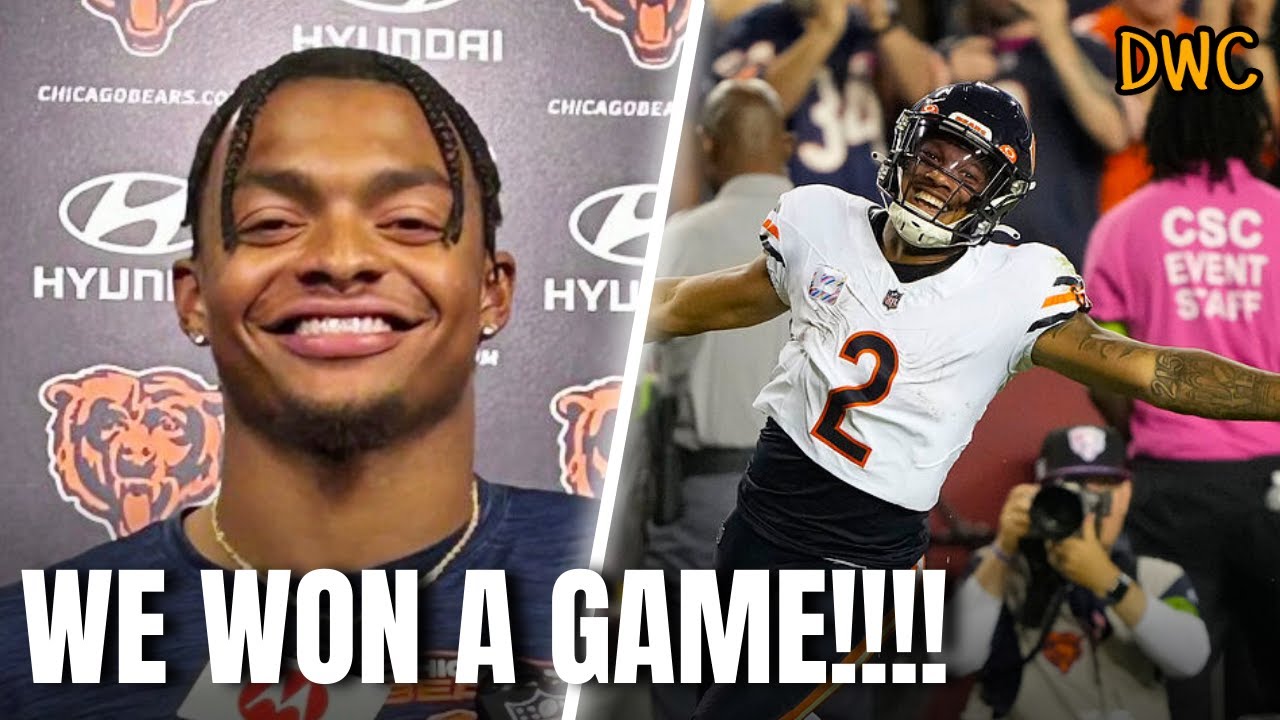 WE FU**ING WON A GAME!!!!! ... Bears vs Commanders Postgame Reaction ...