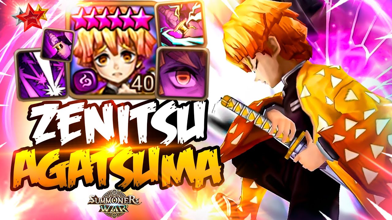 The ULTIMATE Power of Dark ZENITSU AGATSUMA - Summoners War - YouTube