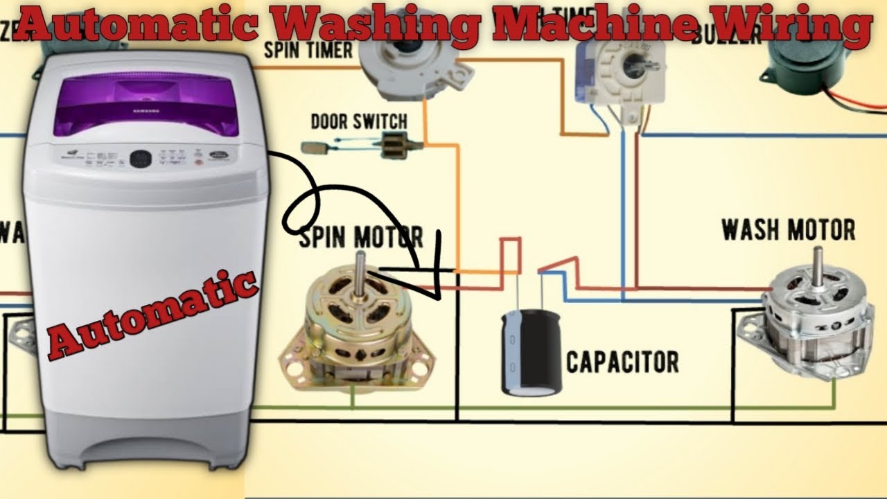 DIY Automatic Washing Machine Wiring: Mastering the 4 Wire Timer ...