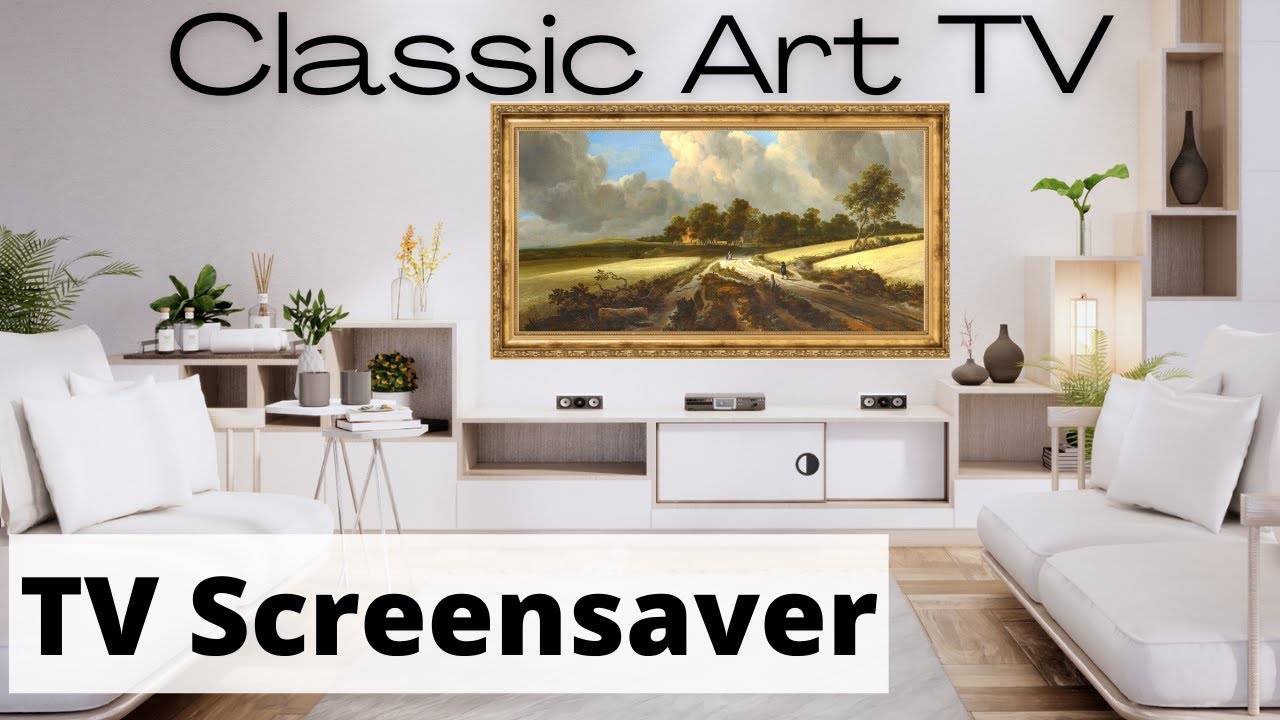 TV frame art screensaver with Relaxing Music | 1 hour - YouTube