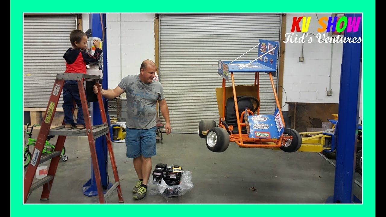 Part 2! Getting The Go Kart Project Running! - YouTube