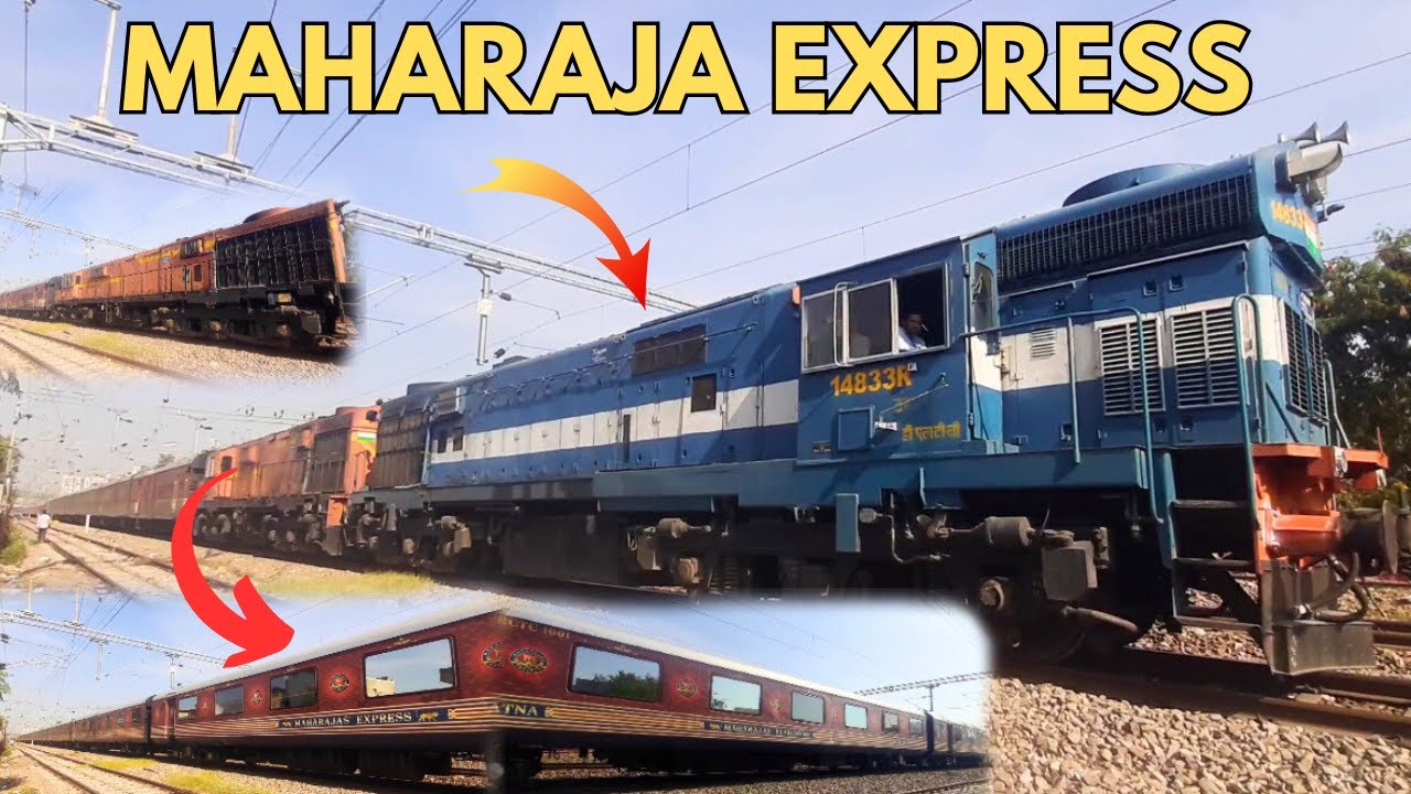 maharaja express most luxurious train in india with twins alco wdg3a ...