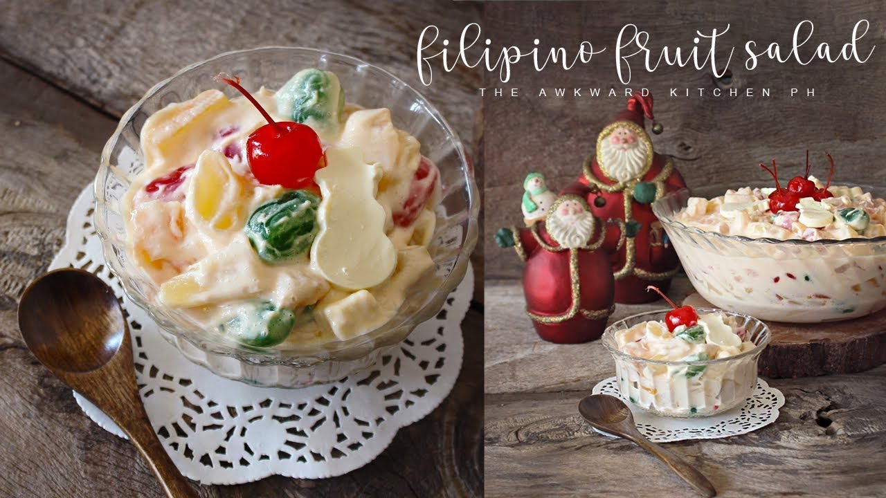 FRUIT SALAD | Filipino Christmas Fruit Salad Recipe - YouTube