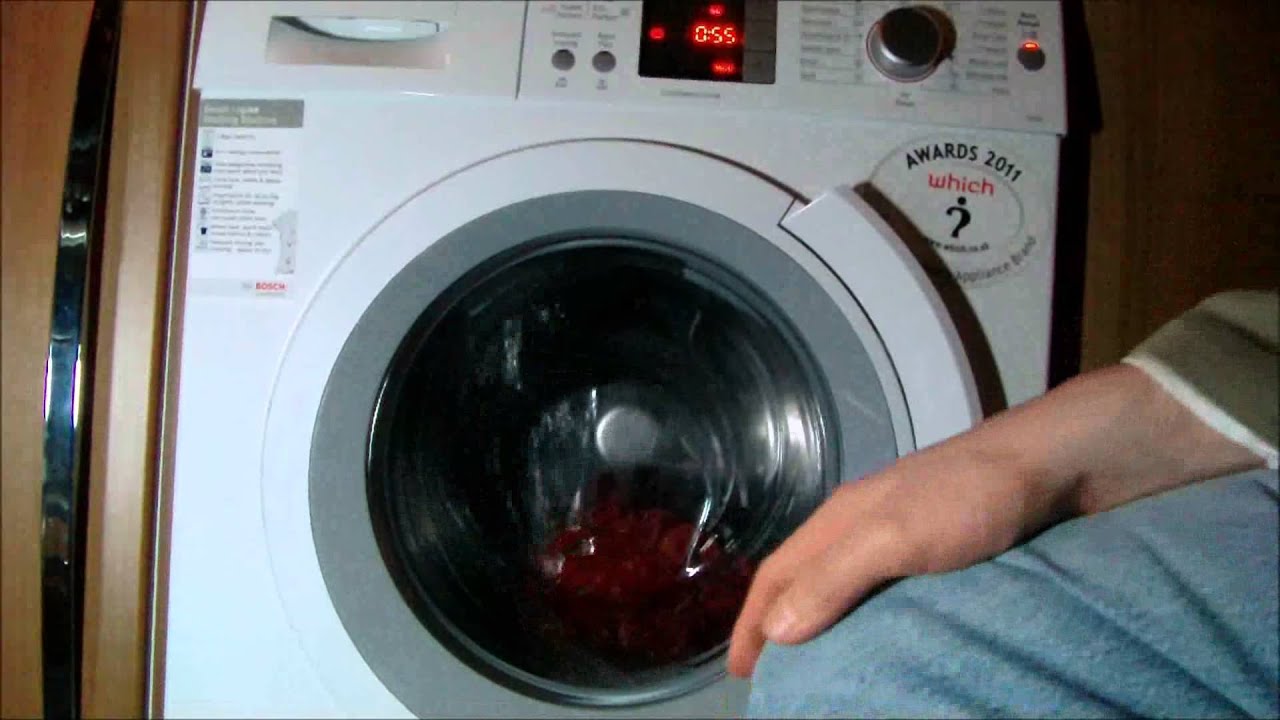 Bosch logixx WAS32461 : sensitive 60 main wash - YouTube