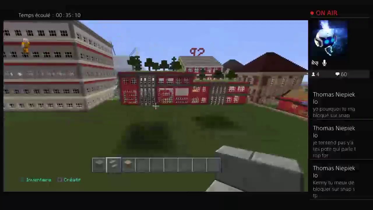 Minecraft construction de la caserne de pompier - YouTube