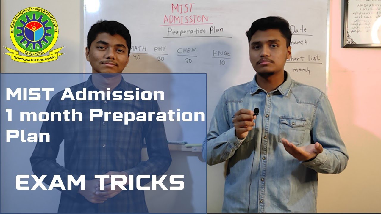 MIST Admission Preparation of 1 month |Admission 2022| Military ...