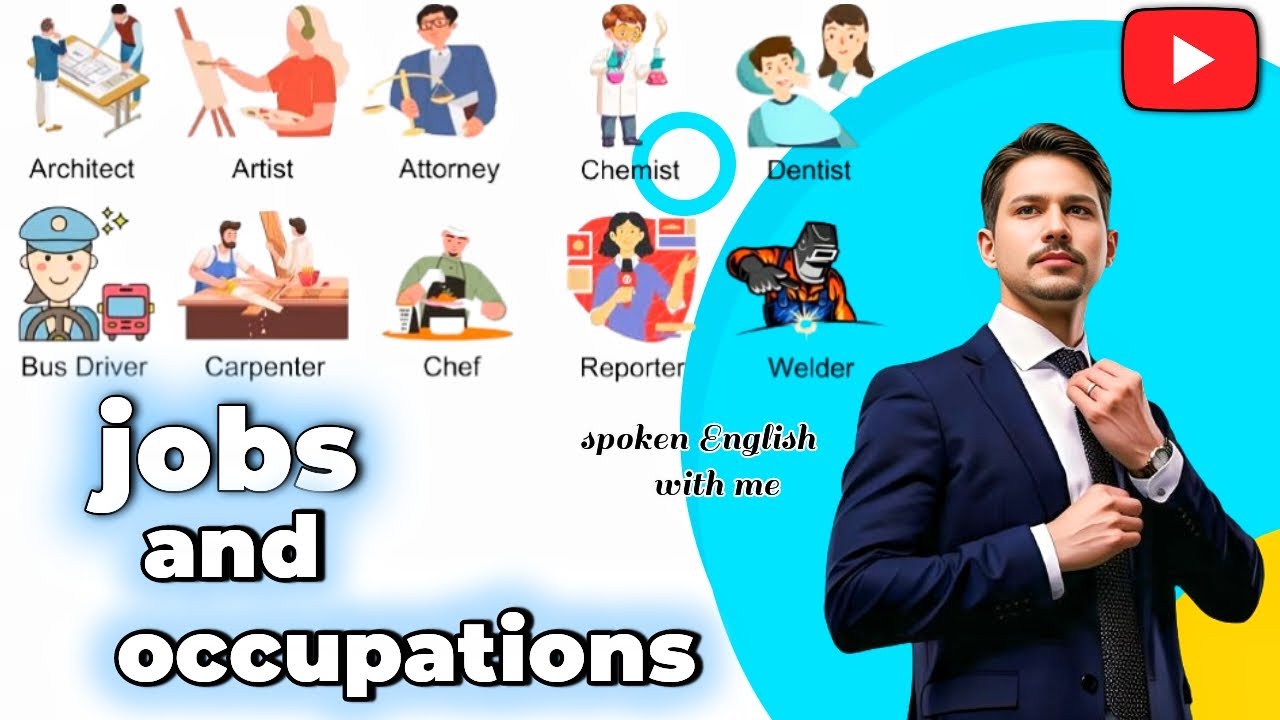 Learn English Vocabulary Jobs and Occupations | improve English - YouTube