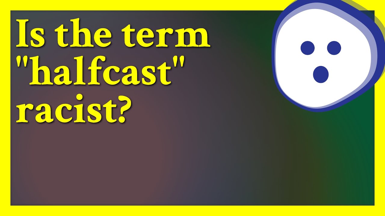 The word is half-caste: half-caste noun : a person of mixed racial or ...