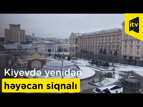 Martın ilk günü Kiyevdə yenidən həyəcan siqnalı verildi
