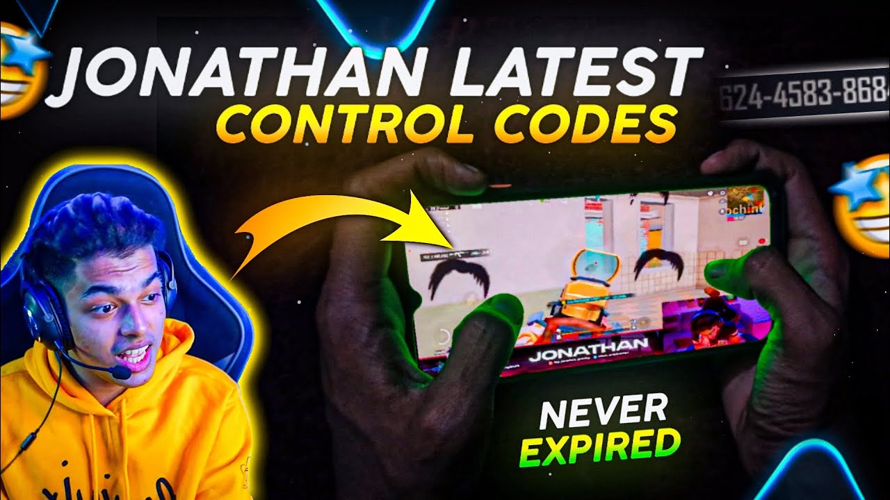 Jonathan Control Code Bgmi Today Jonathan Gaming Control Code Bgmi ...