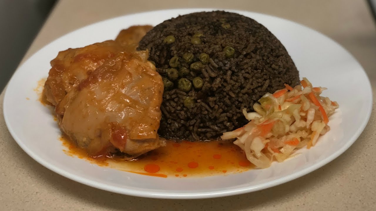 How to Make Diri Djon Djon Rice (Haitian Black Rice) - YouTube