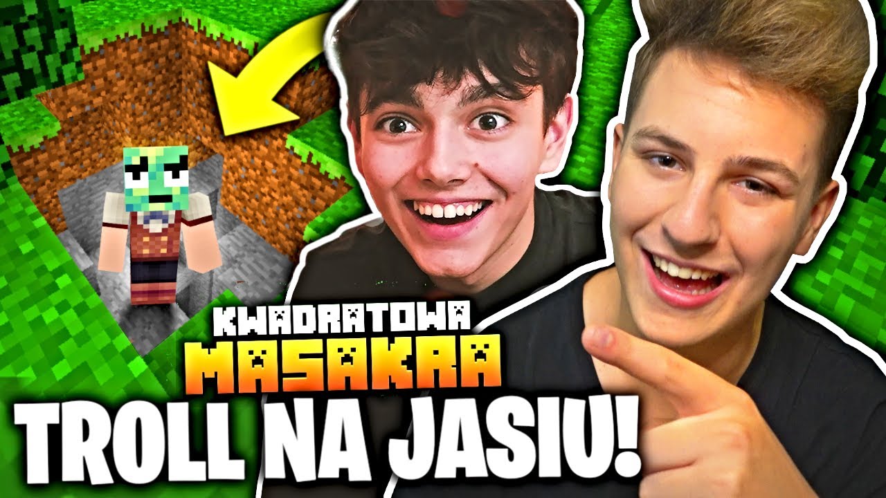 🔴 JDĄBROWSKI SPRANKOWANY w MINECRAFT KWADRATOWA MASAKRA - YouTube