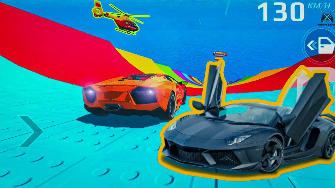 Lamborghini Mega Ramp Stunts - Gt Stunt Ramps Gameplay - Astute Games ...