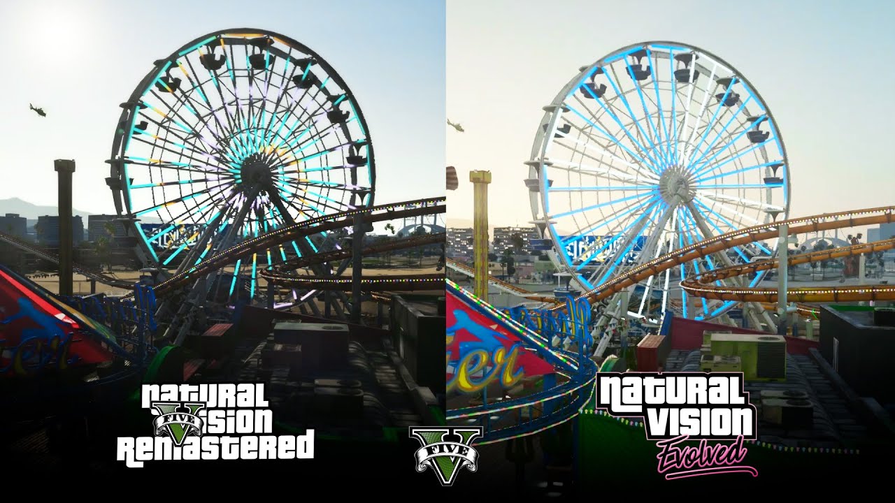 GTA V | 2020 NaturalVision Evolved VS NaturalVision Remastered Graphic ...