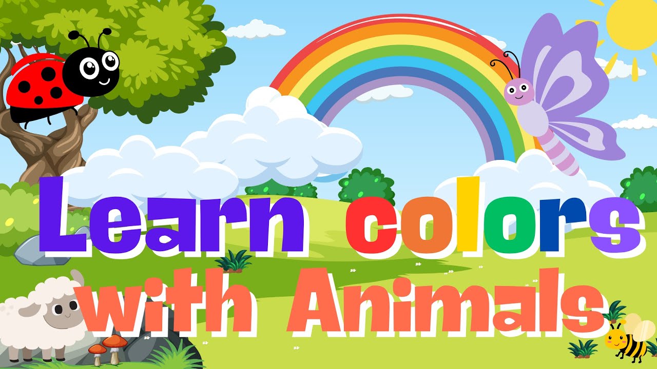 Learn Colors with Animals song🐸🐳🐞 | Fun Educational Video for Kids ...