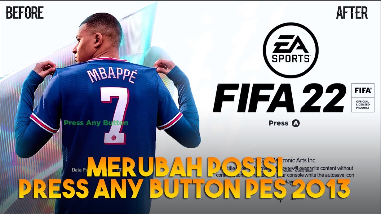 TUTORIAL MEMINDAHKAN TEXT "PRESS ANY BUTTON" DI STARTSCREEN PES 2013 ...
