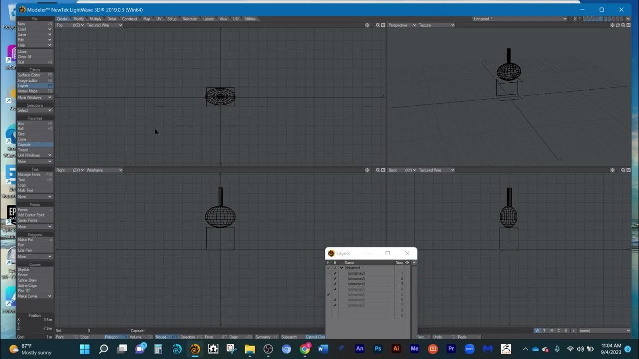 Lightwave 3D Lesson 3 Working with Layers - YouTube