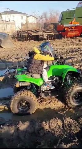 atv 125cc prima lecție de offroud #wgbjr. - YouTube