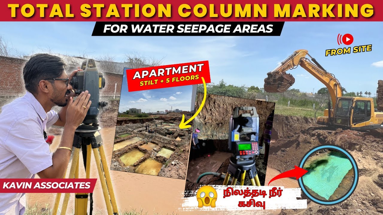 Column Marking Using Total Station 🔥 | Basic Things to know about Total ...