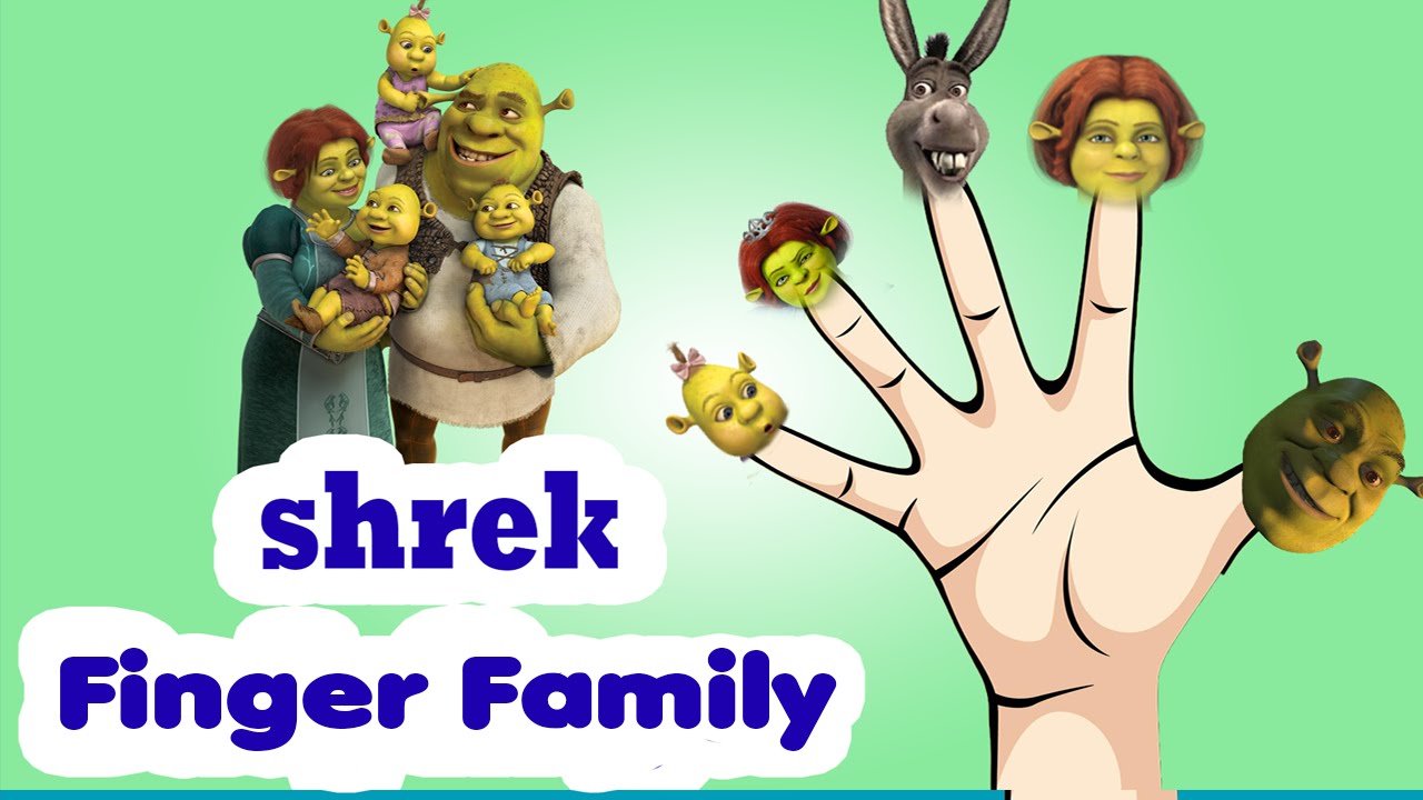 SHREK Finger Family Rhymes Collection for kids - YouTube