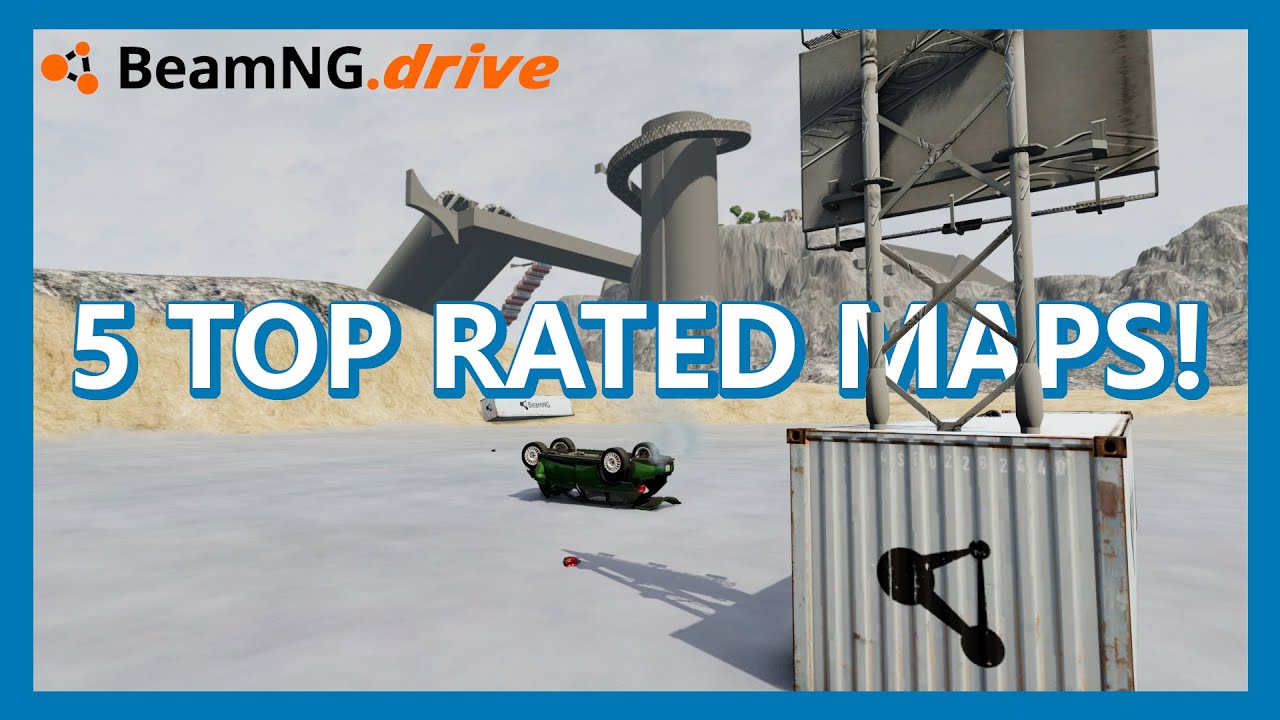 BeamNG.drive | 5 'Top Rated' Maps! - YouTube