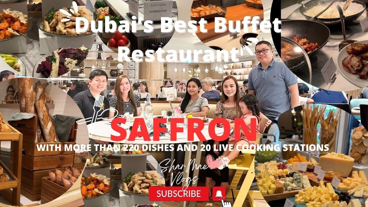 [4K] SAFFRON ASIAN BUFFET RESTAURANT | Atlantis, The PaIm, Dubai | The ...