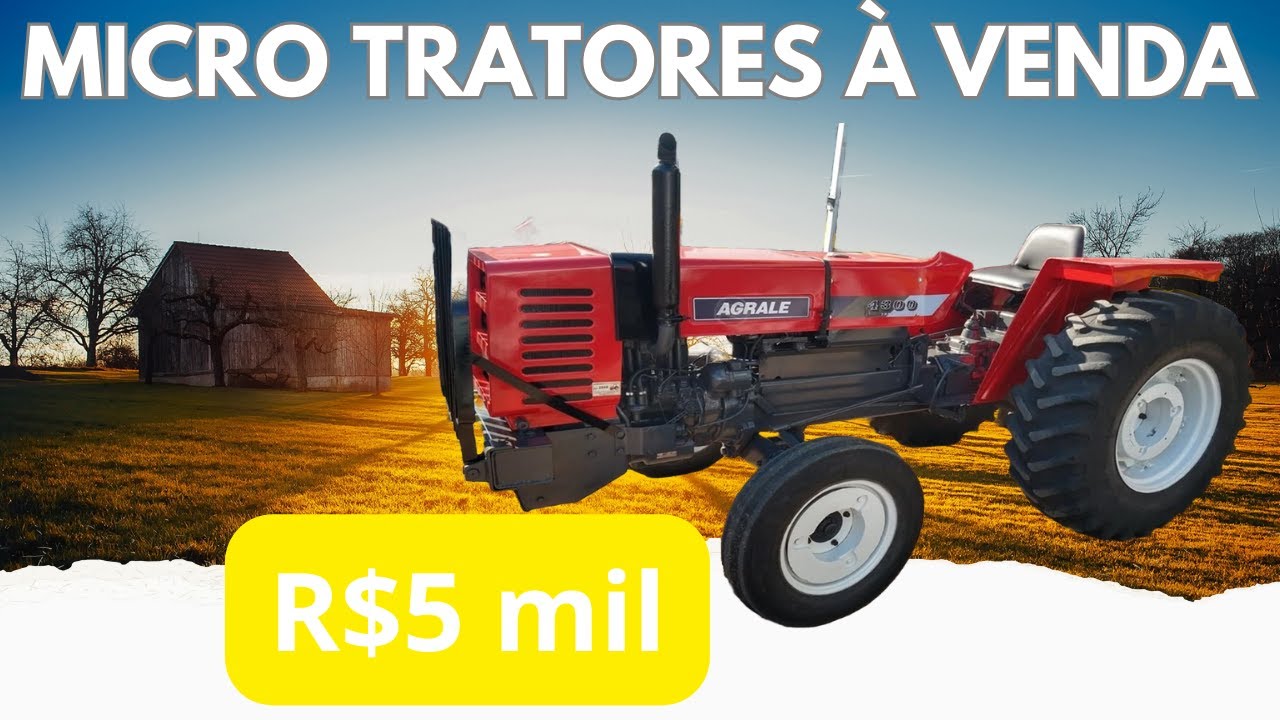 TRATORES PEQUENOS E MICRO TRATORES À VENDA A PARTIR DE 10 MIL - YouTube