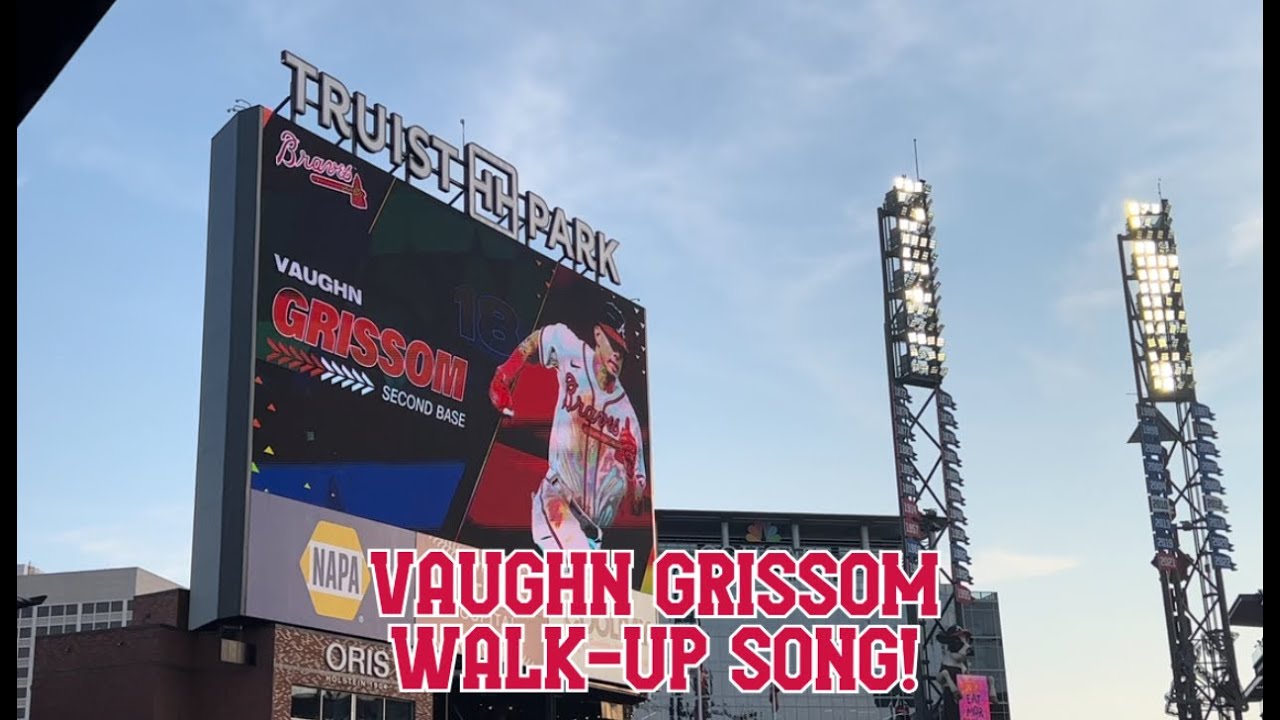 2023 VAUGHN GRISSOM LIVE WALK-UP SONG! | 2023 Braves Baseball - YouTube