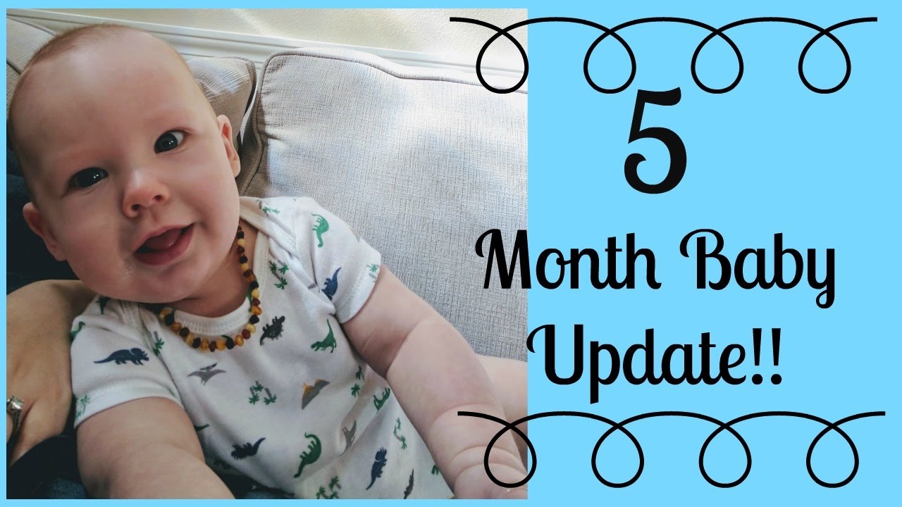 5 MONTH BABY UPDATE!! - YouTube