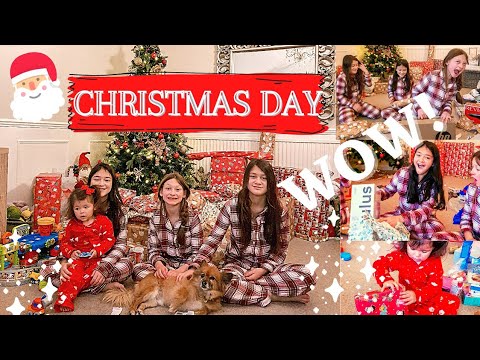 CHRISTMAS DAY SPECIAL OPENING PRESENTS - PART 1 | FAMILY OF 8 | DECEMBER 2021 - VLOGMAS!