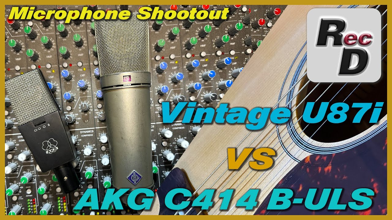 Vintage Neumann U87 vs AKG C414 B-ULS | Microphone Shootout | Acoustic ...