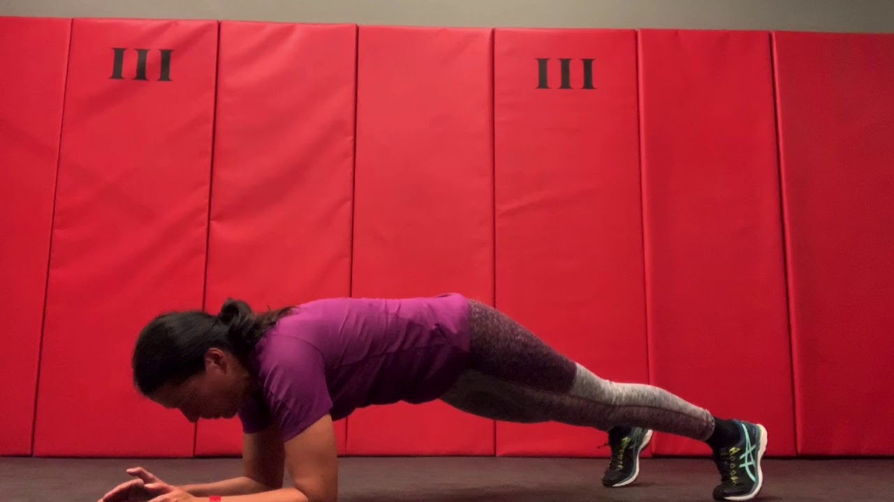 Elbow Plank with Alternating Single Leg - YouTube